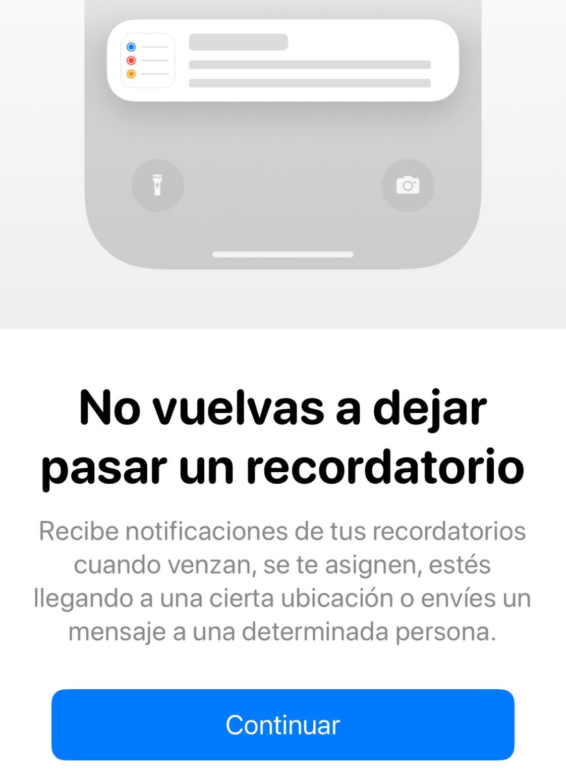 Crea recordatorios INTELIGENTES por lugar o tiempo